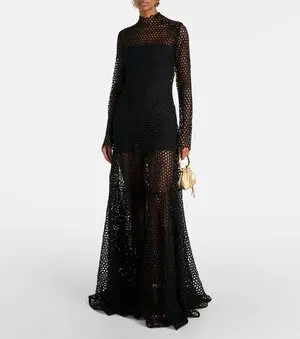 David Koma Macrame Gown