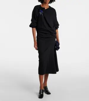 Dries Van Noten Embellished Cotton Sweater