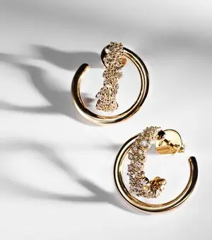 ANANYA Scatter Double 18k Diamond Earrings