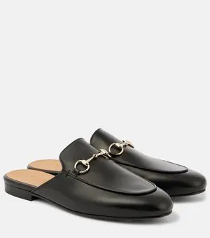 Gucci Princetown Horsebit Mules - Black
