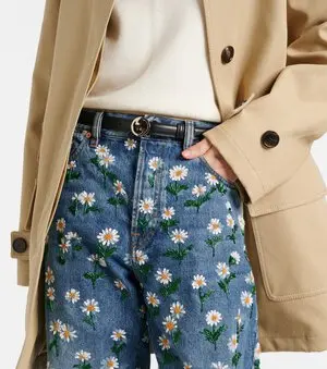 Gucci Blondie Interlocking G Leather Belt