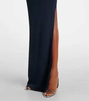 AYA MUSE Draped Halterneck Gown