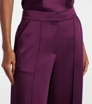 Simkhai Kira Satin Wide-leg Pants