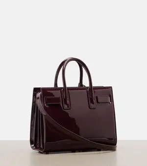 Saint Laurent Sac De Jour Nano Tote Bag - Burgundy