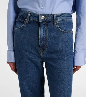 FRAME The Ruler High-rise Straight Jeans