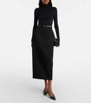 Wardrobe.NYC X Rhw Web Midi Skirt