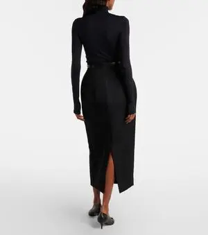 Wardrobe.NYC X Rhw Web Midi Skirt