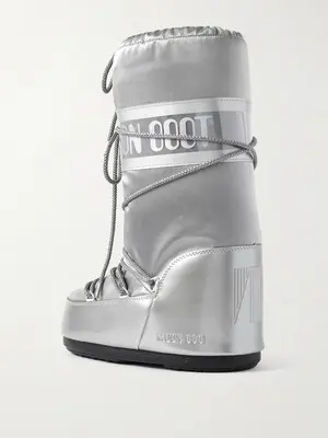 Moon Boot Icon Glance Metallic Shell And Pvc Snow Boots