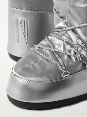 Moon Boot Icon Glance Metallic Shell And Pvc Snow Boots