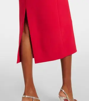 Rebecca Vallance Akari Embellished Strapless Midi Dress