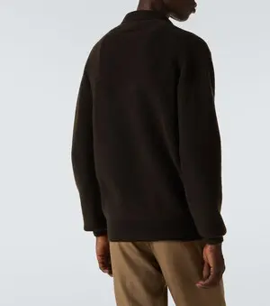 Zegna Cashmere Polo Sweater - Brown