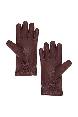 Bottega Veneta Intrecciato Lambskin Gloves With Cashmere Lining