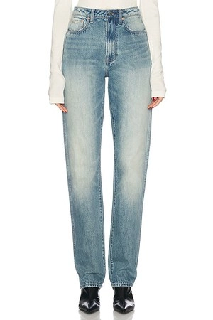 GRLFRND Sara Super High-rise Straight Jeans - Jackson