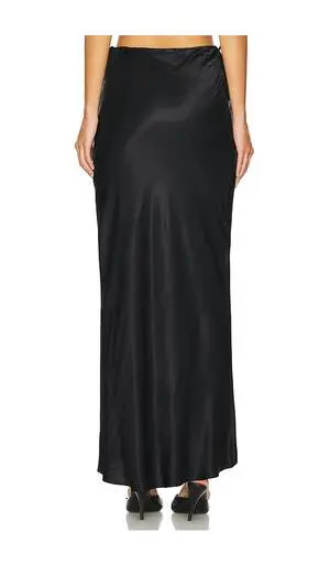 MARRKNULL Vine Flowers Long Skirt