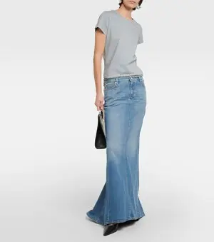 Dorothee Schumacher Cotton-blend Jersey T-shirt - Grey