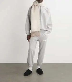 COLE BUXTON Sportswear Hoodie With Printed Motifs - Grey