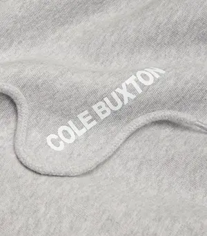 COLE BUXTON Sportswear Hoodie With Printed Motifs - Grey