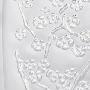 Lalique Medium Crystal Sakura Vase