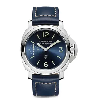 Panerai Panerai Stainless Steel Luminor Marina Watch Blue