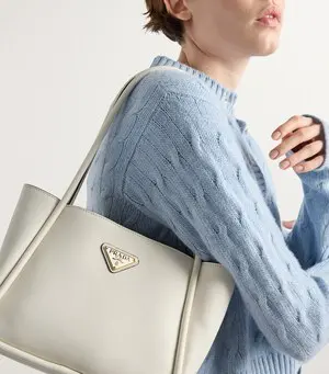 Prada Cashmere Cable-knit Cardigan