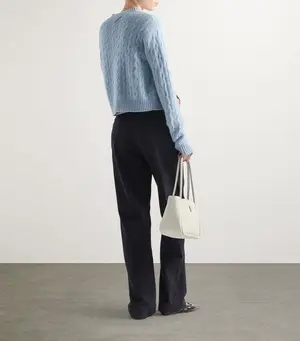 Prada Cashmere Cable-knit Cardigan