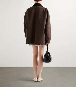 Prada Shearling-trim Barn Jacket