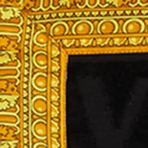 Versace Baroque Bath Mat - Black
