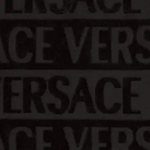 Versace Baroque Bath Mat - Black