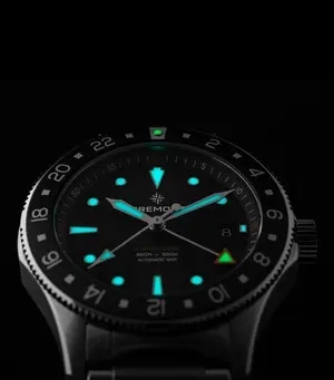 BREMONT Supermarine 300m Stainless Steel Watch With Rotating Bezel
