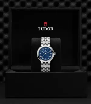 TUDOR Stainless Steel Clair De Rose Watch With Roman Numerals