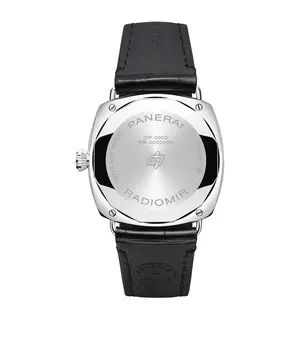 Panerai Stainless Steel Cushion Strap Watch