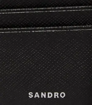 Sandro Reconstituted Leather Card Holder