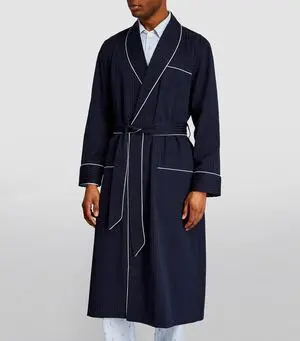 Derek Rose Royal Piped Robe