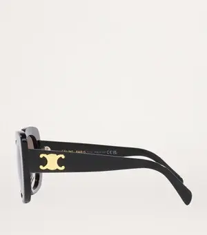 Celine Oversized Butterfly Sunglasses - Black