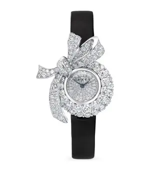 Graff White Gold And Diamond Tilda's Bow Watch - Black
