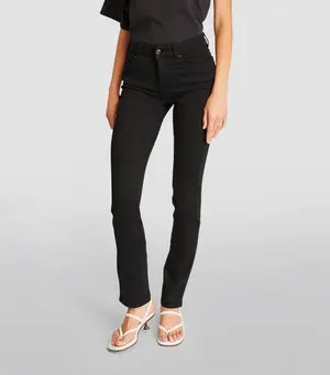 7 For All Mankind B Denim Straight-fit Jeans