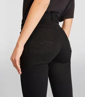 7 For All Mankind B Denim Straight-fit Jeans