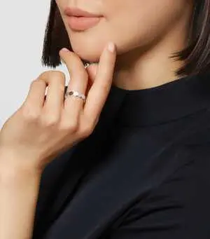 CHAUMET White Gold And Diamond Bee Ring