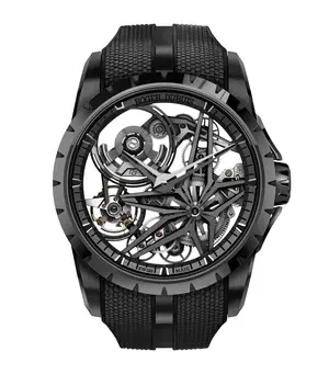 ROGER DUBUIS Roger Dubuis Excalibur Monobalancier Titanium Watch Clear
