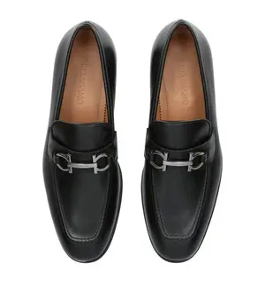 FERRAGAMO Foster Gancho Loafers - Black