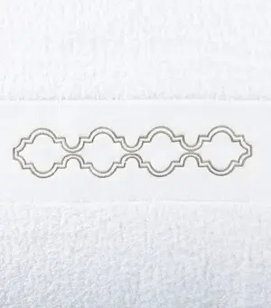 ABYSS & HABIDECOR Chanti Bath Sheet - Silver