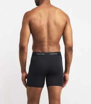 Calvin Klein Stretch-cotton Trunks - Black