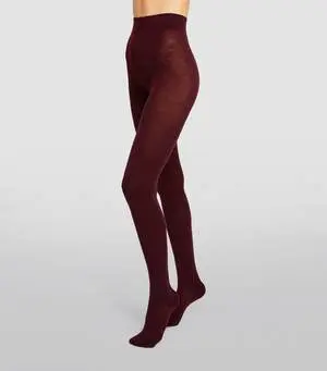 Falke Soft Merino Tights - Red