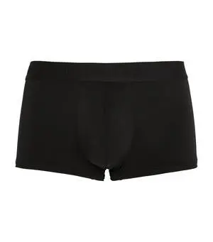 Calvin Klein Low-rise Tonal Trunks - Black
