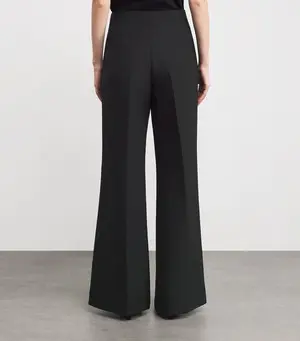Sandro High-rise Wide-leg Trousers