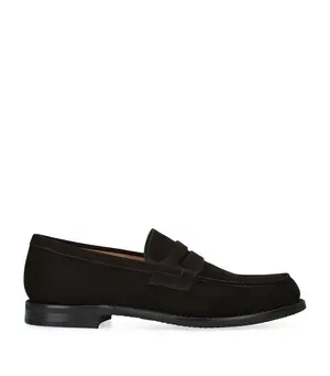 Church's Gateshead Suede Penny Loafers - Brown