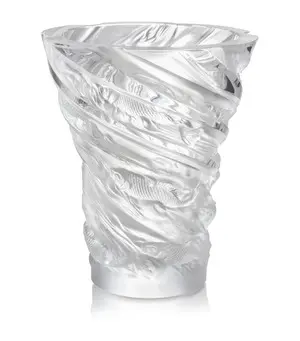 Lalique Koi Fish Vase - Clear