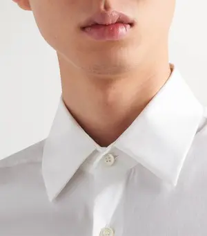 Prada Stretch-cotton Shirt - White