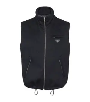 Prada Cashmere Triangle Gilet