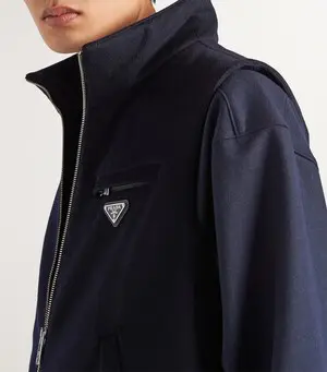 Prada Cashmere Triangle Gilet